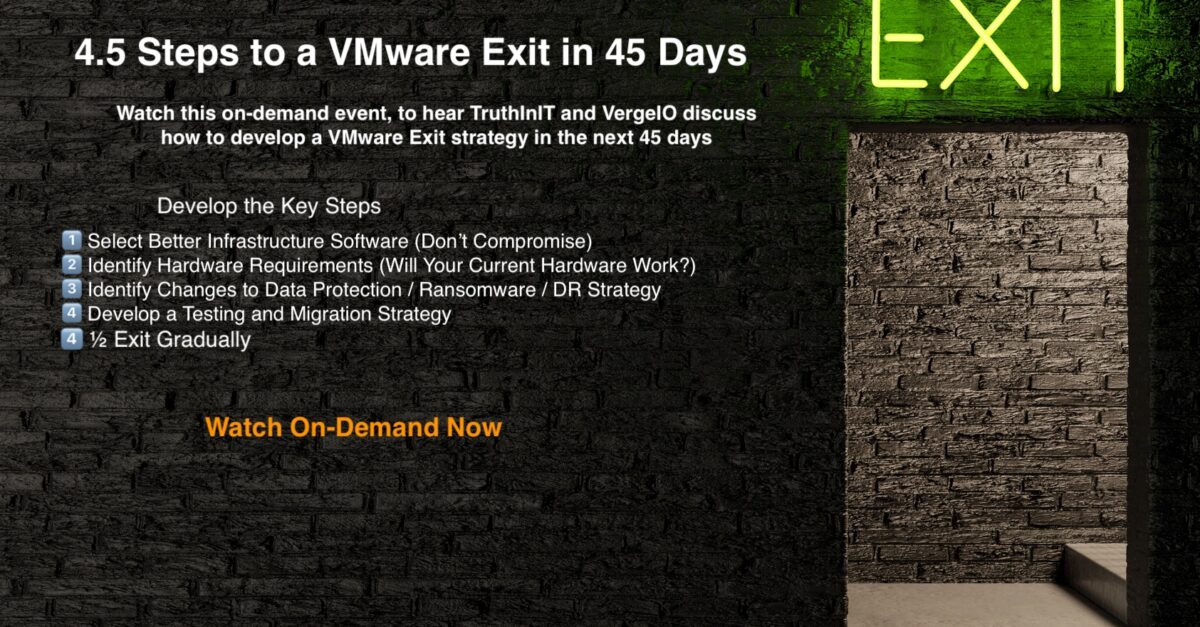45 Steps To A Vmware Exit In 45 Days 2351